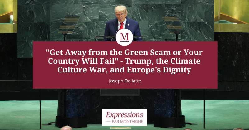 "Get Away from the Green Scam or Your Country Will Fail" - Trump, the ...