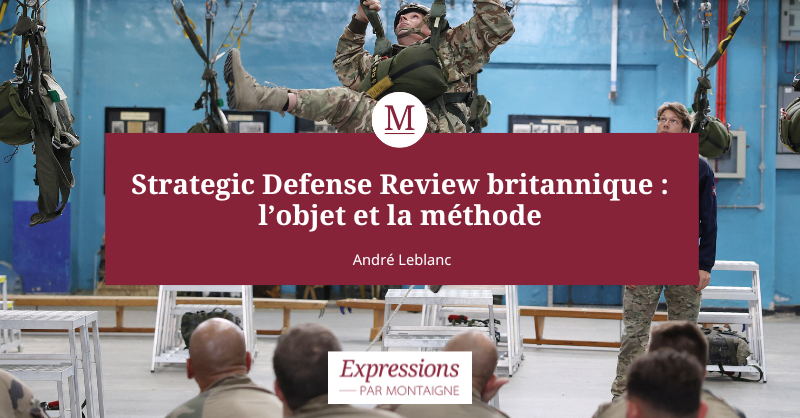 Strategic Defense Review britannique : l’objet et la méthode | Institut ...